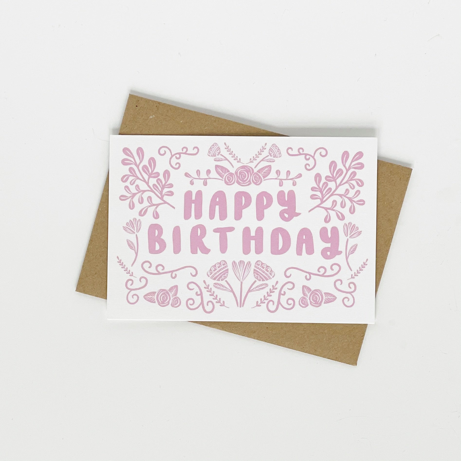 Happy Birthday Folk Card Set of 8 | Made Scotland